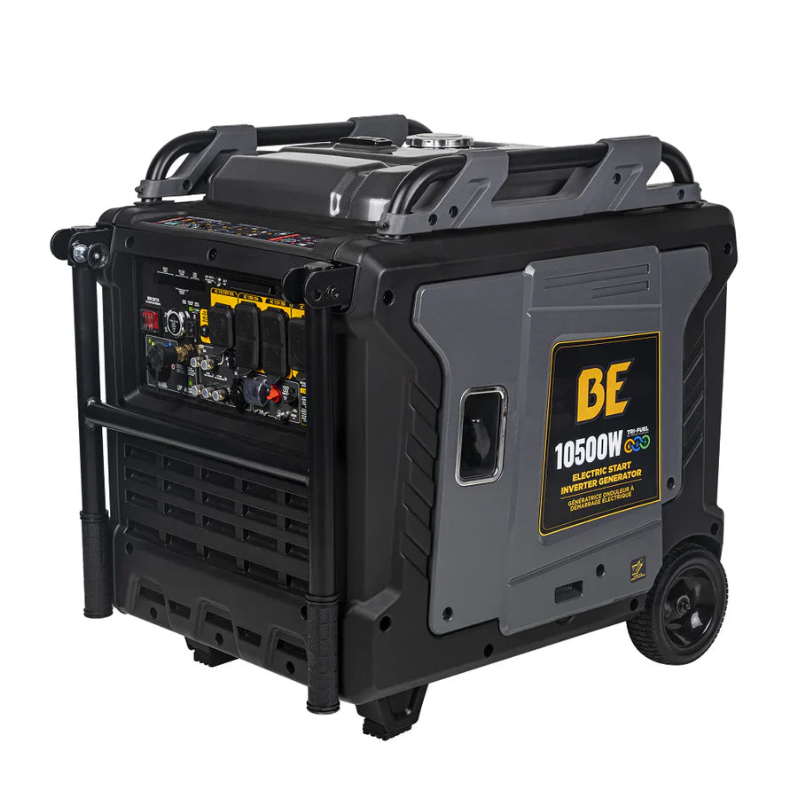 BE Power - BE10500ITATS, TRI-Fuel 10,500W Generator, 2 Wire Start – Off ...