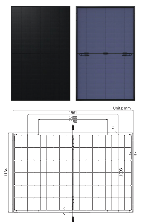 Longi - LR8-54HGBB-500M, 500W 54/108C TopCon Bifacial – Off The Grid ...