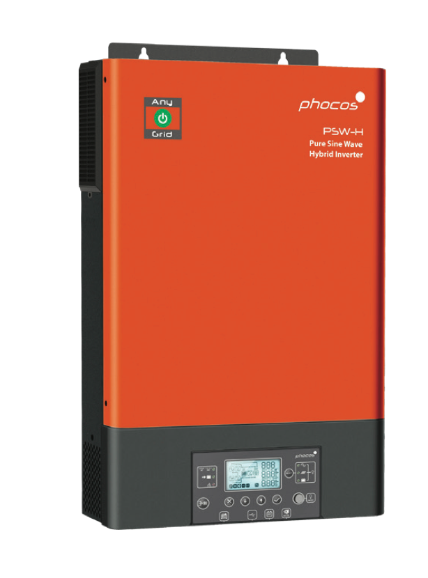 Phocos - PSW-H-6.5KW-120/48V, 6500W Any-GridTM Hybrid Inverter Charger ...