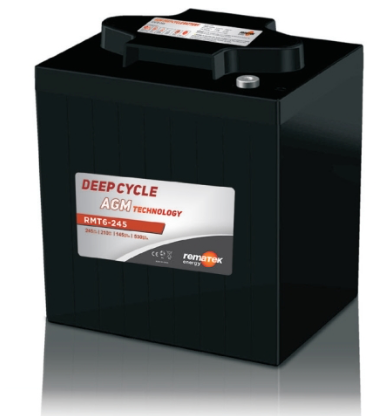 Rematek RMT6-245, 6V 245Ah AGM Battery – Off The Grid Energy Solutions