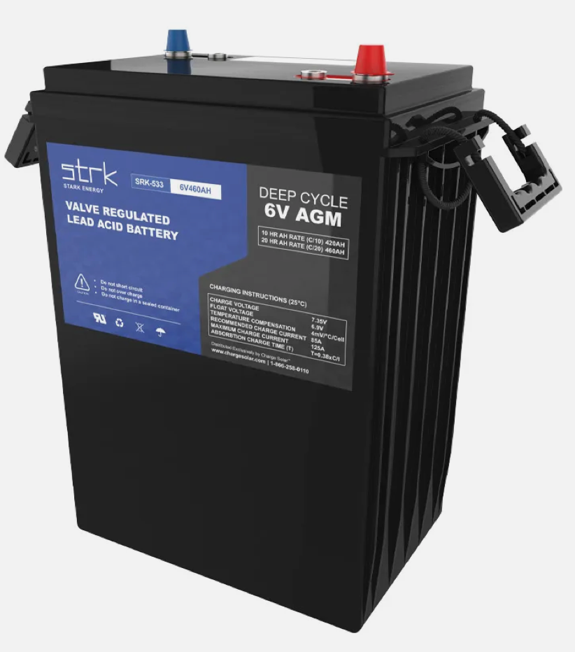 Stark - SRK-533, Solar Battery 6V AGM 533Ah – Off The Grid Energy Solutions