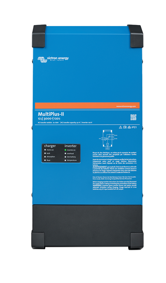 Victron Energy - Multiplus II 12V 3000W, 120-50, inverter/ charger (UL ...